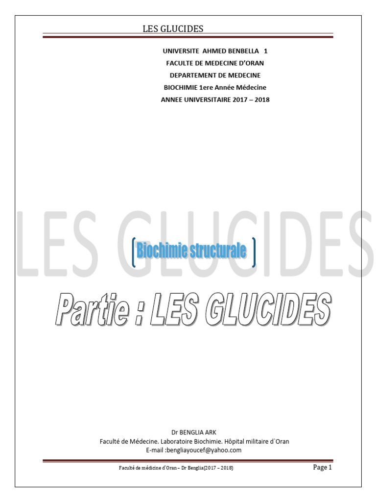Glucides | PDF