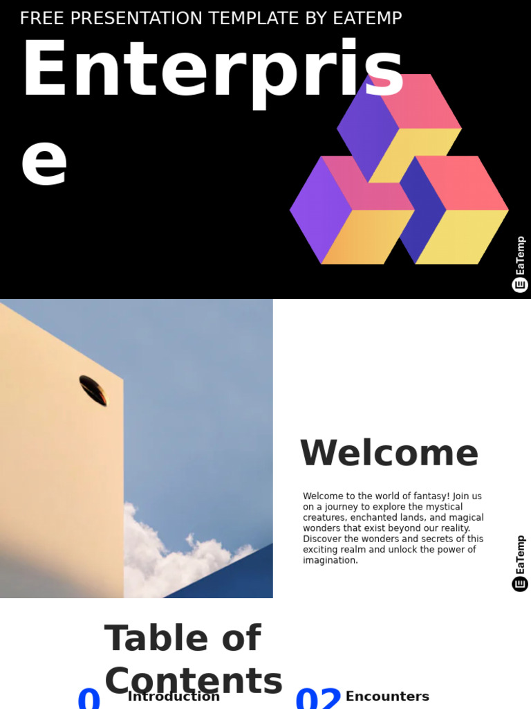 Enterprise PowerPoint Template by EaTemp | PDF