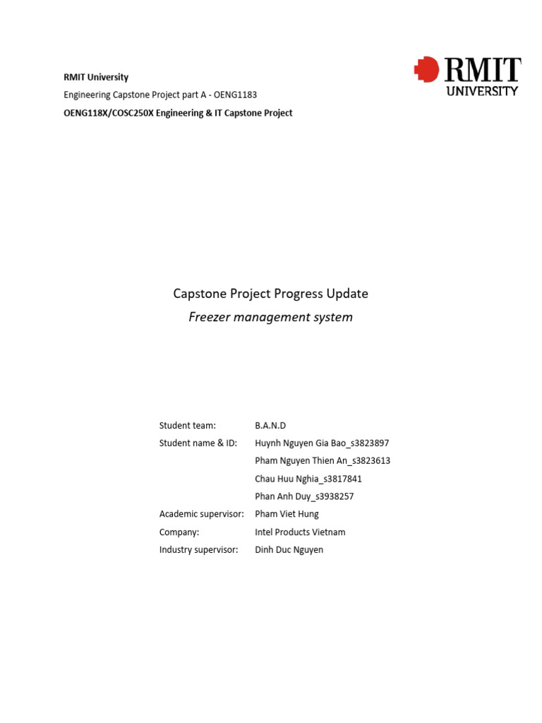 Progress report-BAND Team-Final | PDF