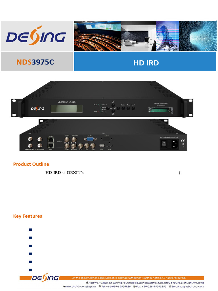 HD-IRD (Receptor Pro) | PDF
