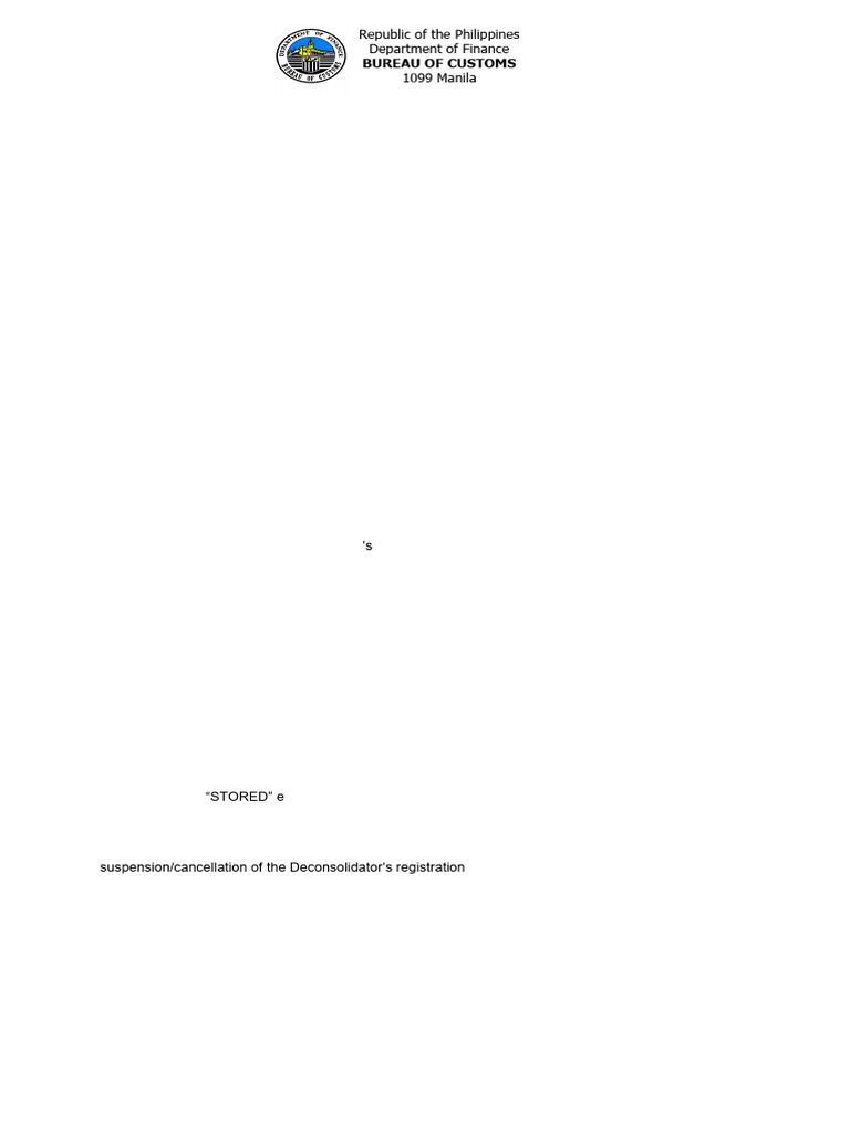 Deconsolidators Application-Form | PDF