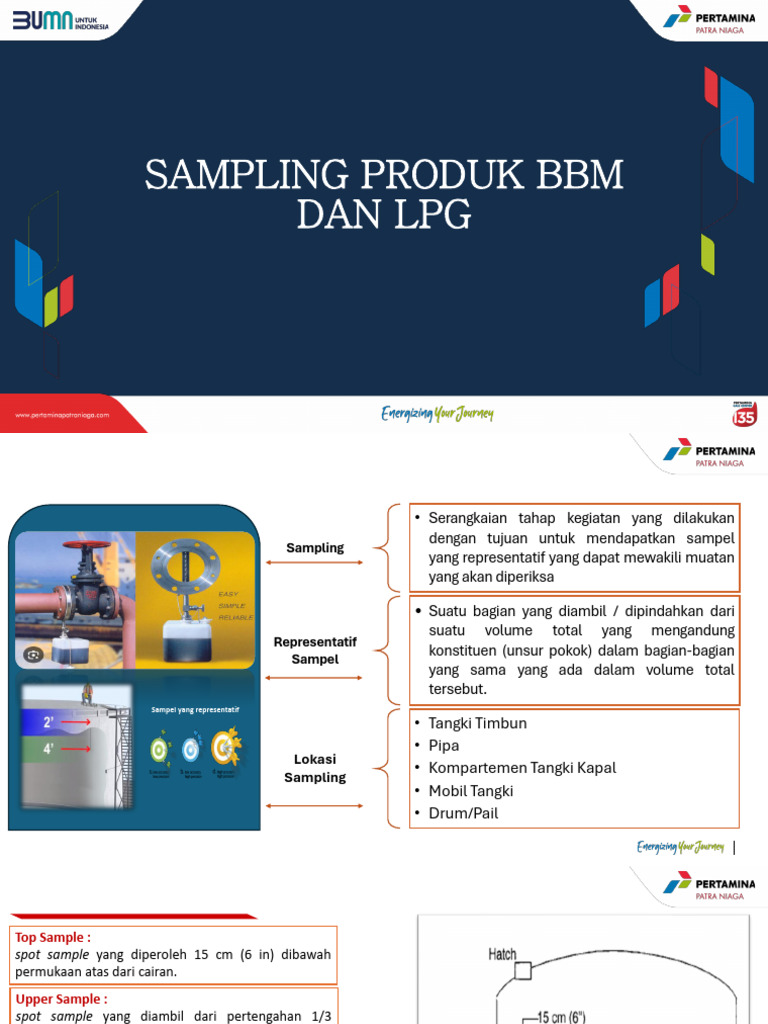 Sampling Produk BBM Dan LPG | PDF