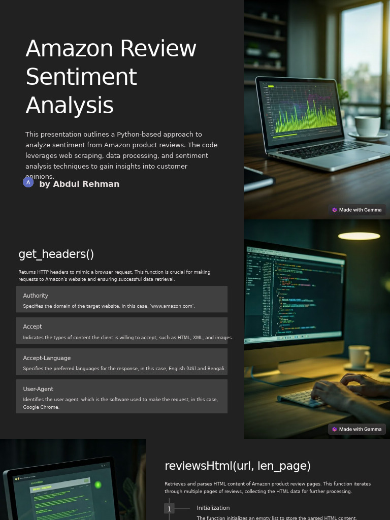 Amazon Review Sentiment Analysis | PDF