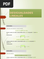 Algebra (Tema 10) Desigualdades e Intervalos | PDF | Desigualdad (Matemáticas) | Intervalo ...