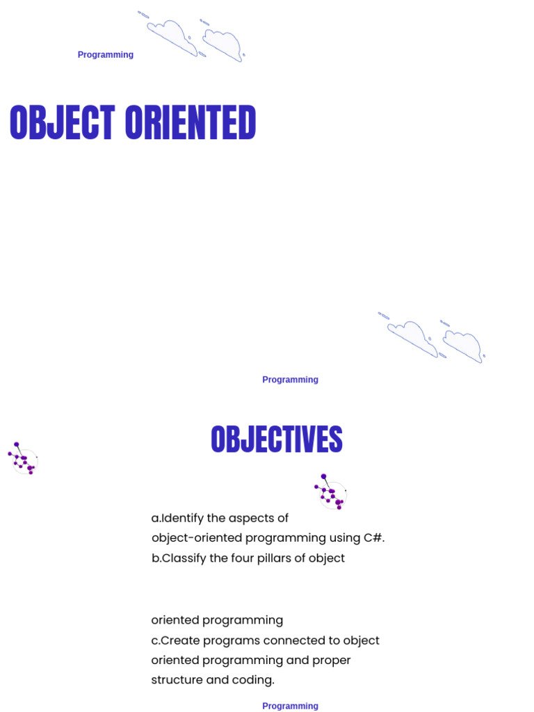 Object Oriented Programming | PDF