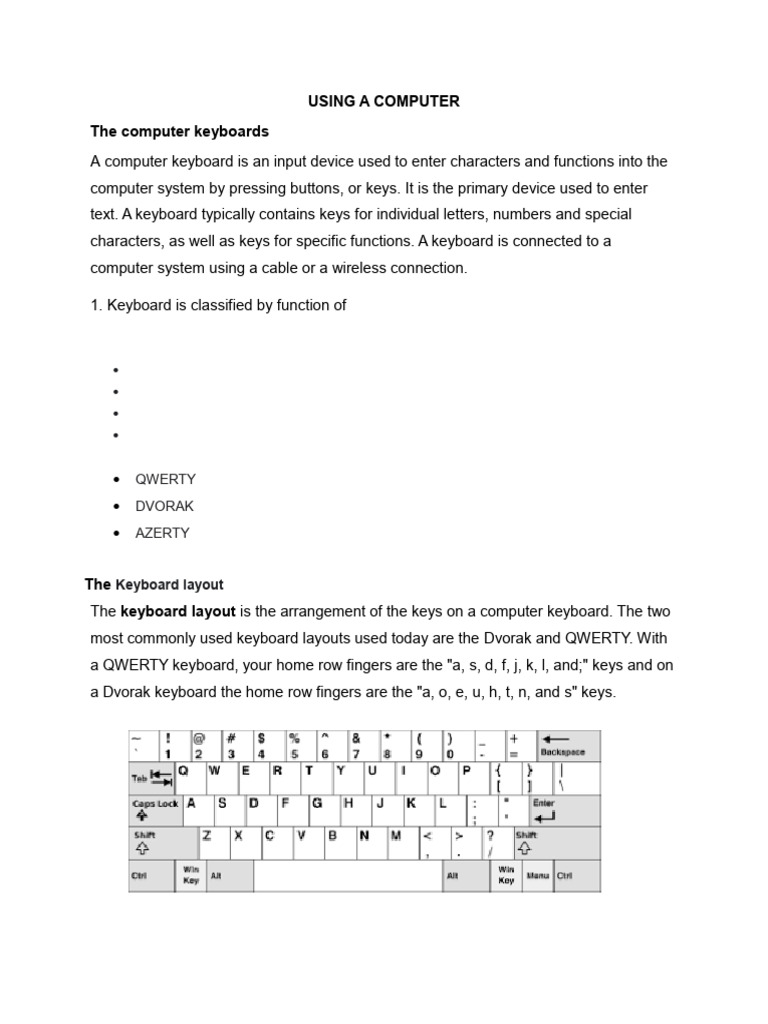 Using A Computer | PDF
