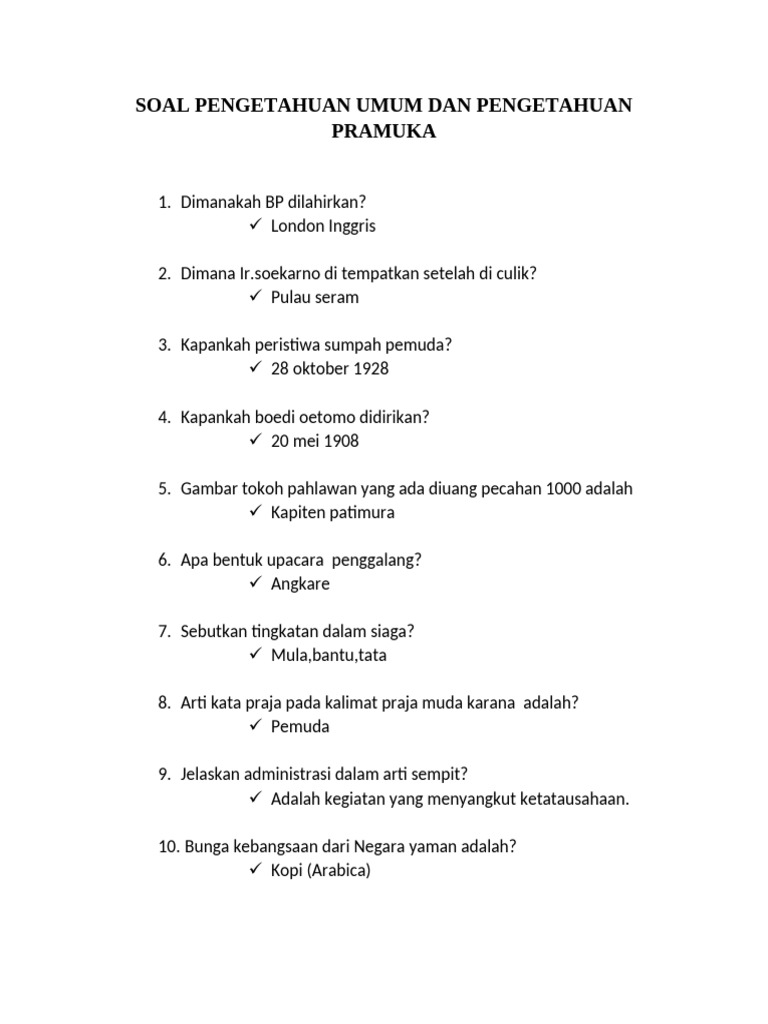 Soal PPPU | PDF