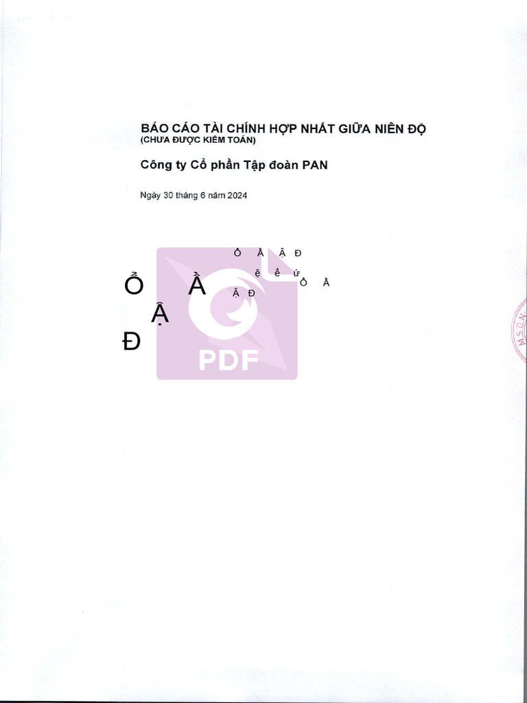 Công Ty C PH N T P OÀN PAN | PDF