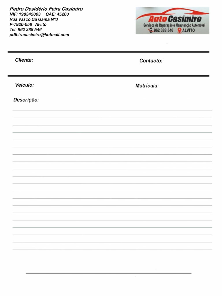 Template Relatorio Manuntençao | PDF