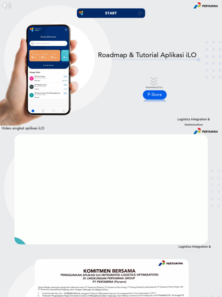Roadmap & Tutorial Aplikasi ILO - V1 | PDF
