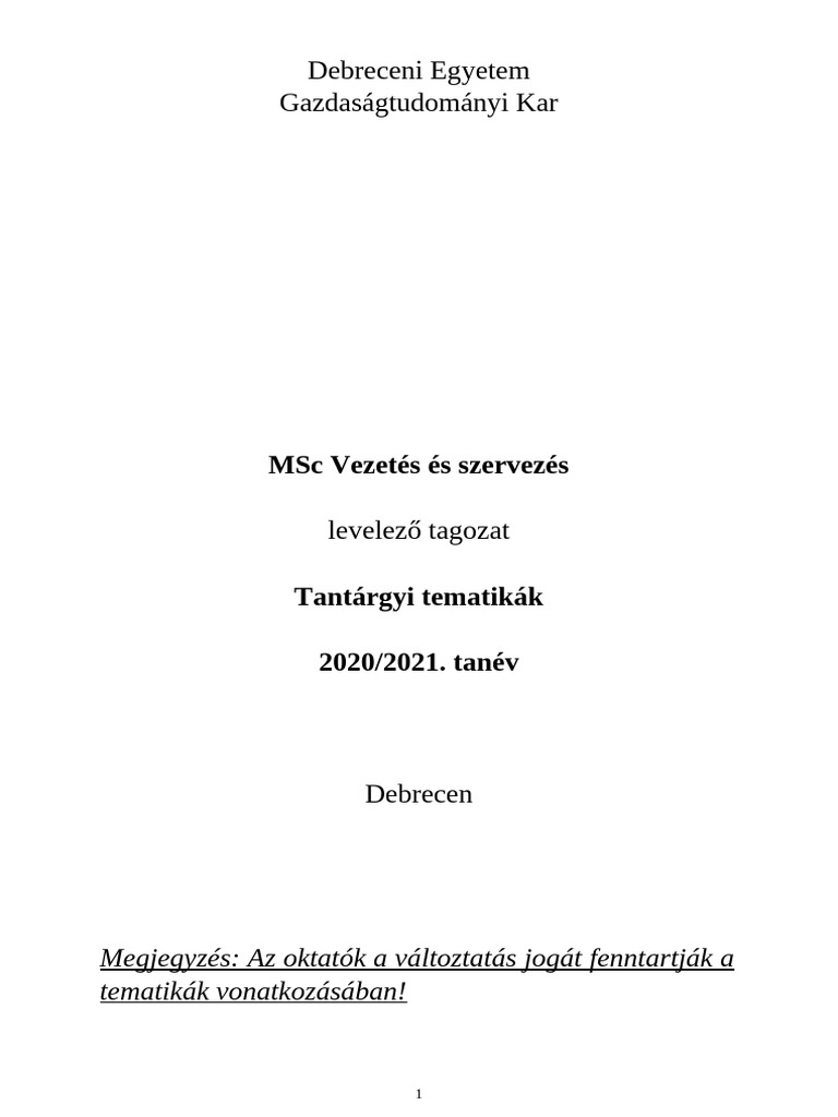 MSC VSZ L | PDF