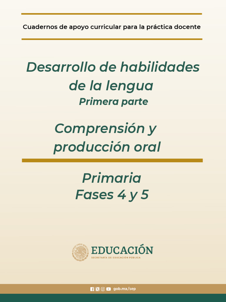 Desarrollo de Habilidades Lingüísticas | PDF | Enseñando | Aprendizaje