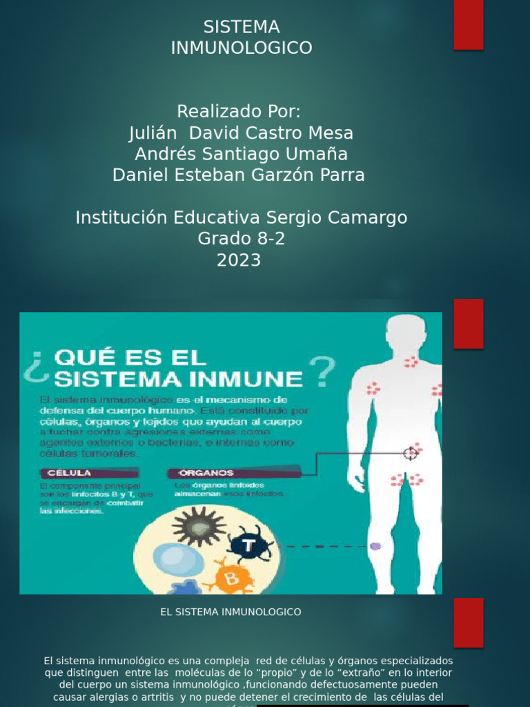 Sistema Inmunologico | PDF