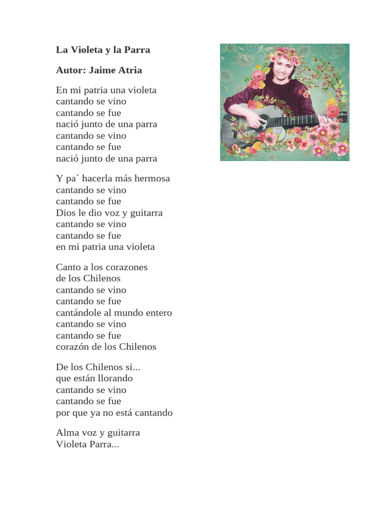 La Violeta y La Parra | PDF