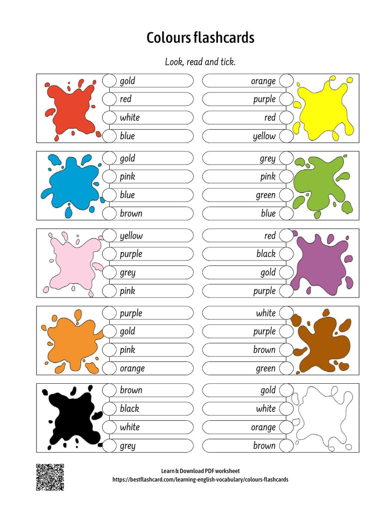 Colors - Quizzz | PDF