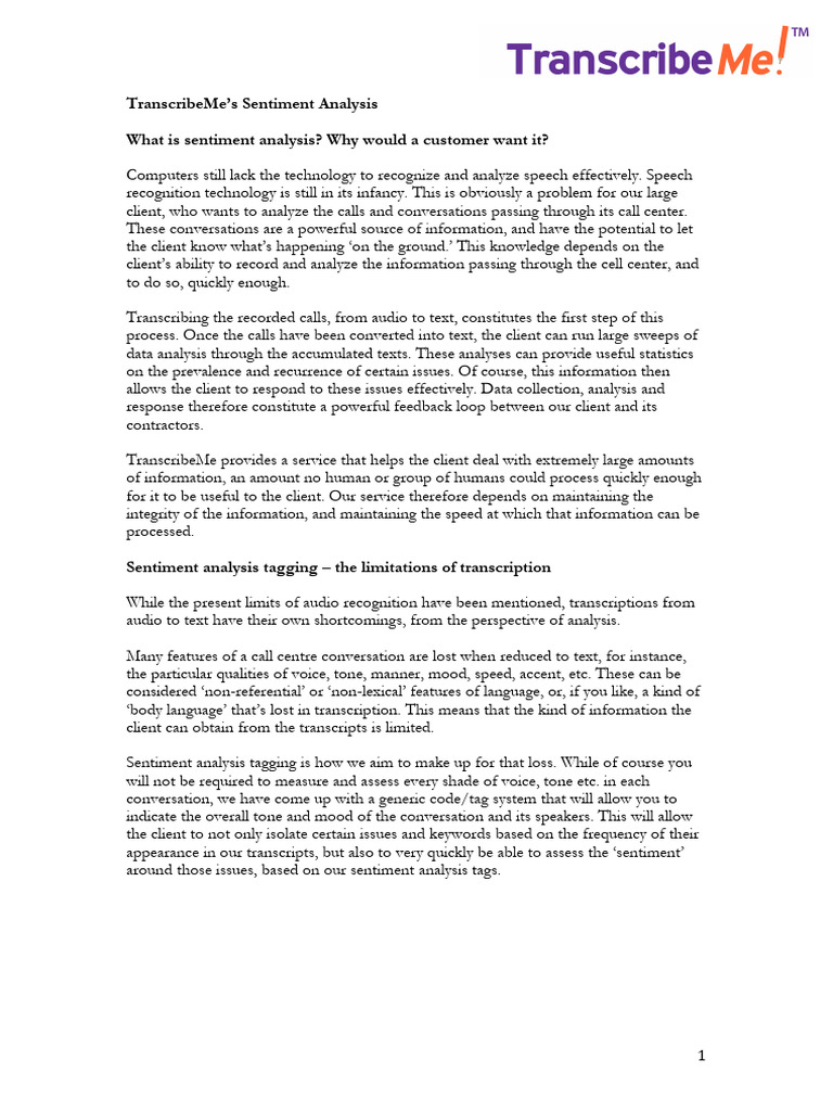 Sentiment Analysis Guide GK 041114 | PDF