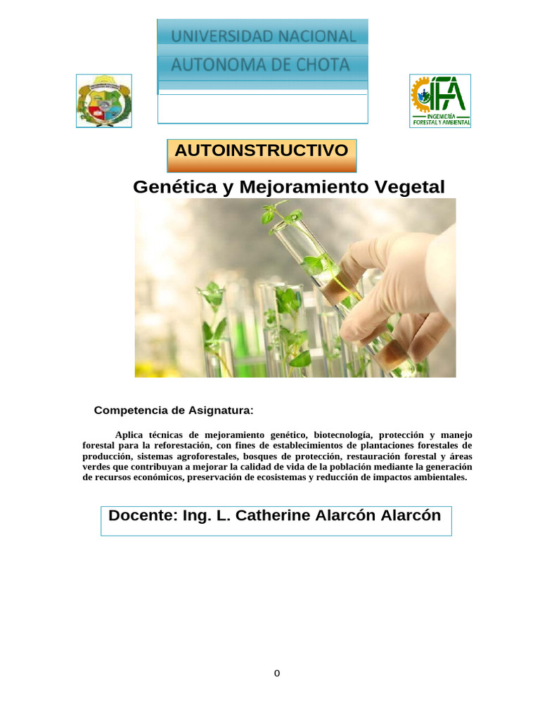 Autoinstructivo Mejoramiento Génetico | PDF
