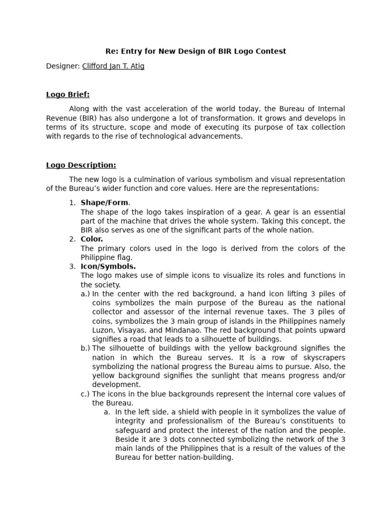 Bir Logo Brief | PDF