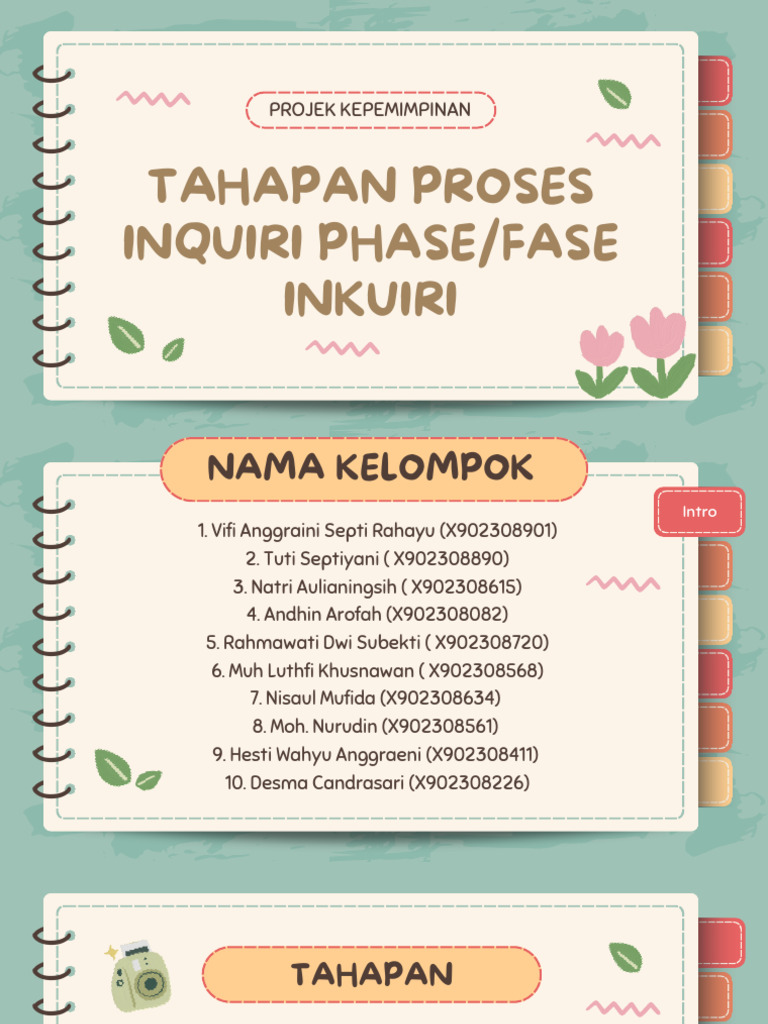 Tugas 3.1 Tahapan Proses Inquiry Phase Fase Inkuiri | PDF