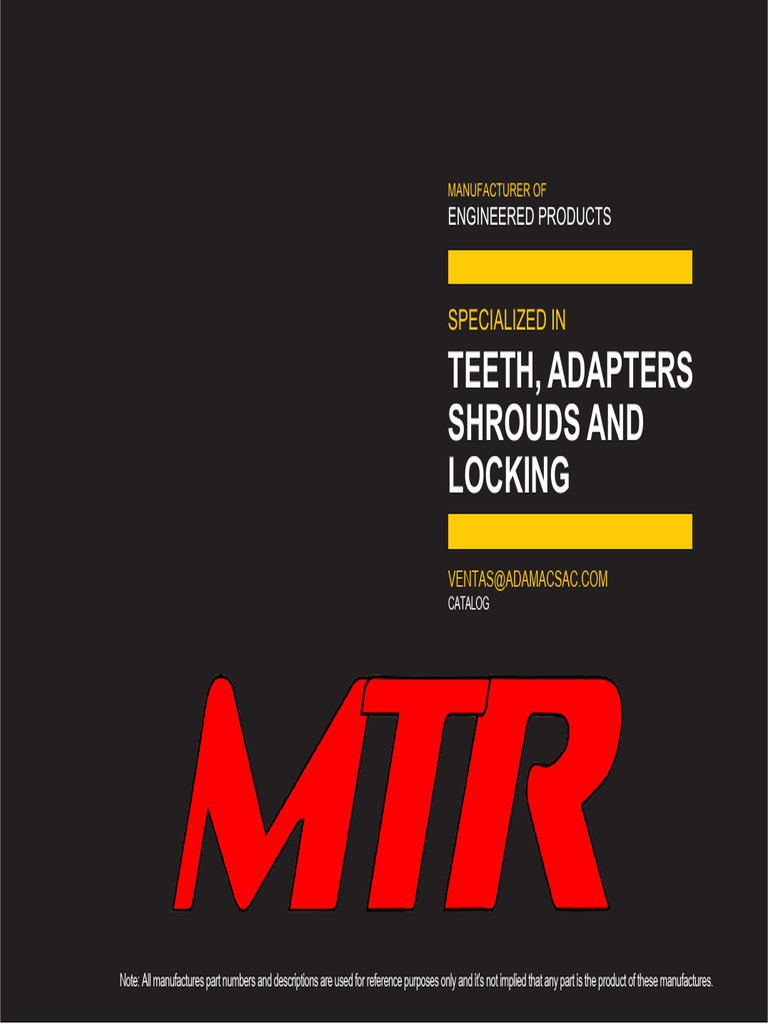 MTR - Catalog2020 | PDF
