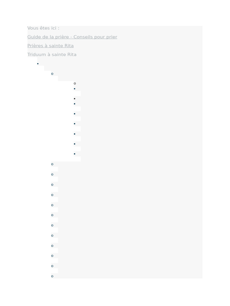 Tridum À Ste Rita | PDF