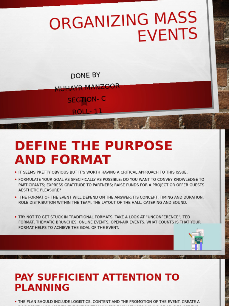 Organizing Mass Events | PDF