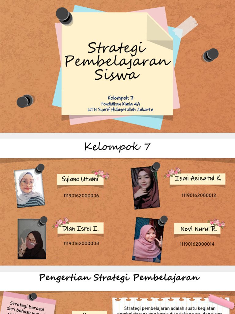 4A - Kel.7 - PPT Strategi Pembelajaran Siswa | PDF