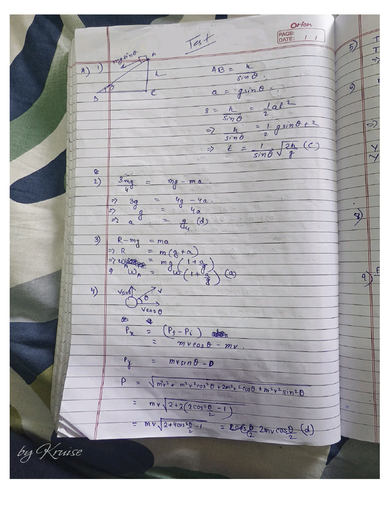 Physics Test Force And Friction Pdf