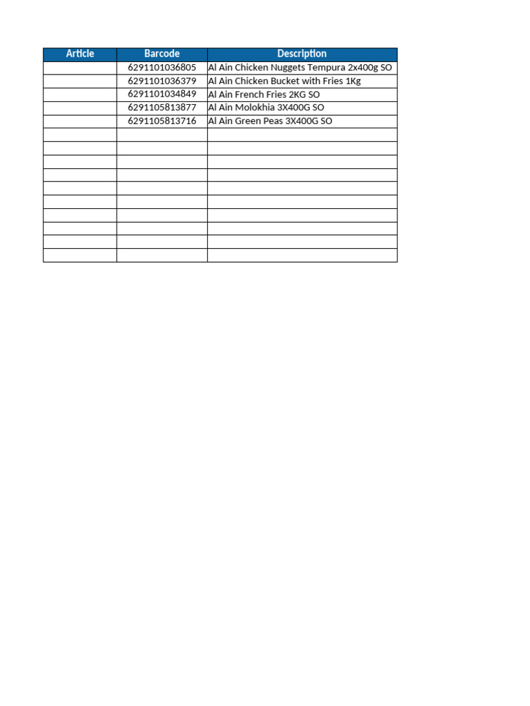 Promo Format - TCS | PDF