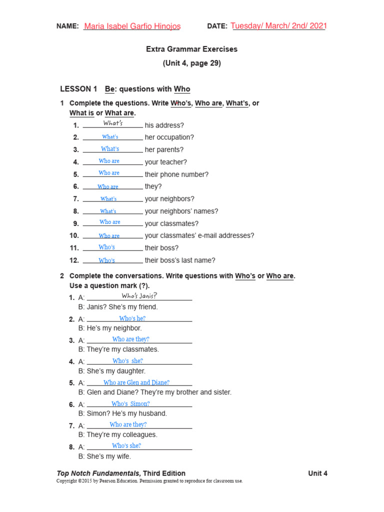 UNIT_04_Extra_Grammar_Exercises | PDF