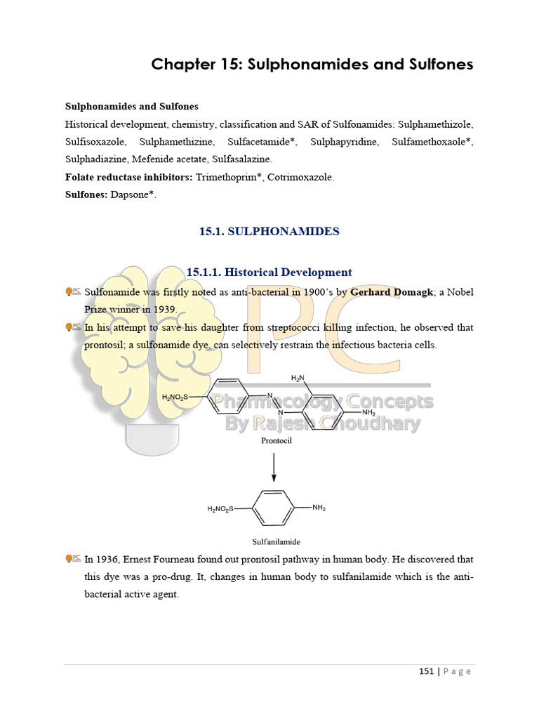 Sulfonamide and Sulfone | PDF