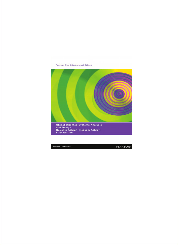Object Oriented Systems Analysis And Design Download Pdf Pdf