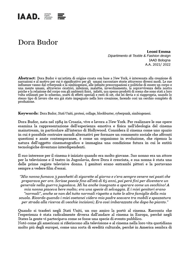 LEONI EMMA - MSR_2 | PDF