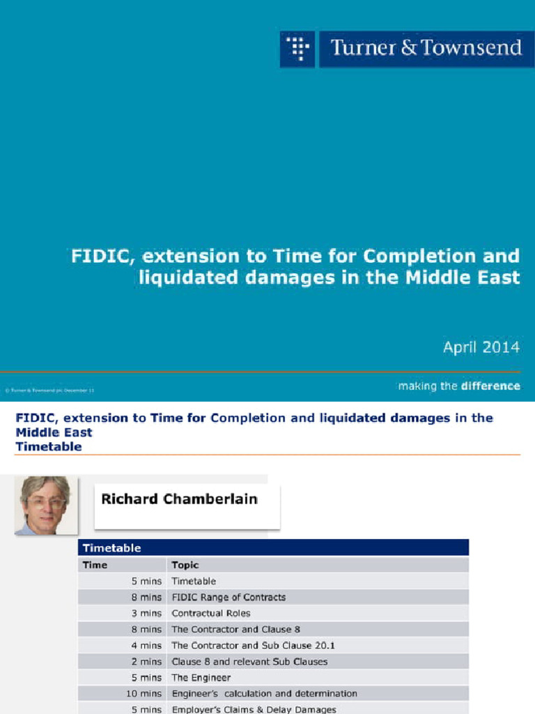 Fidic Contracts | PDF