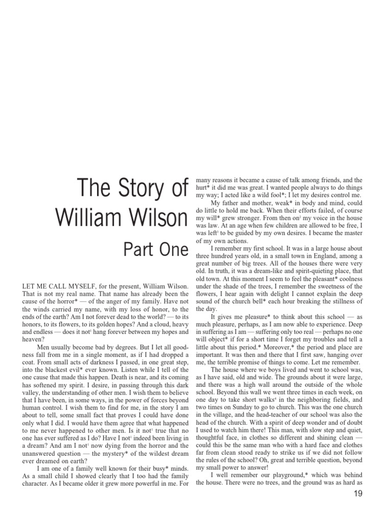 The Story of William Wilson | PDF