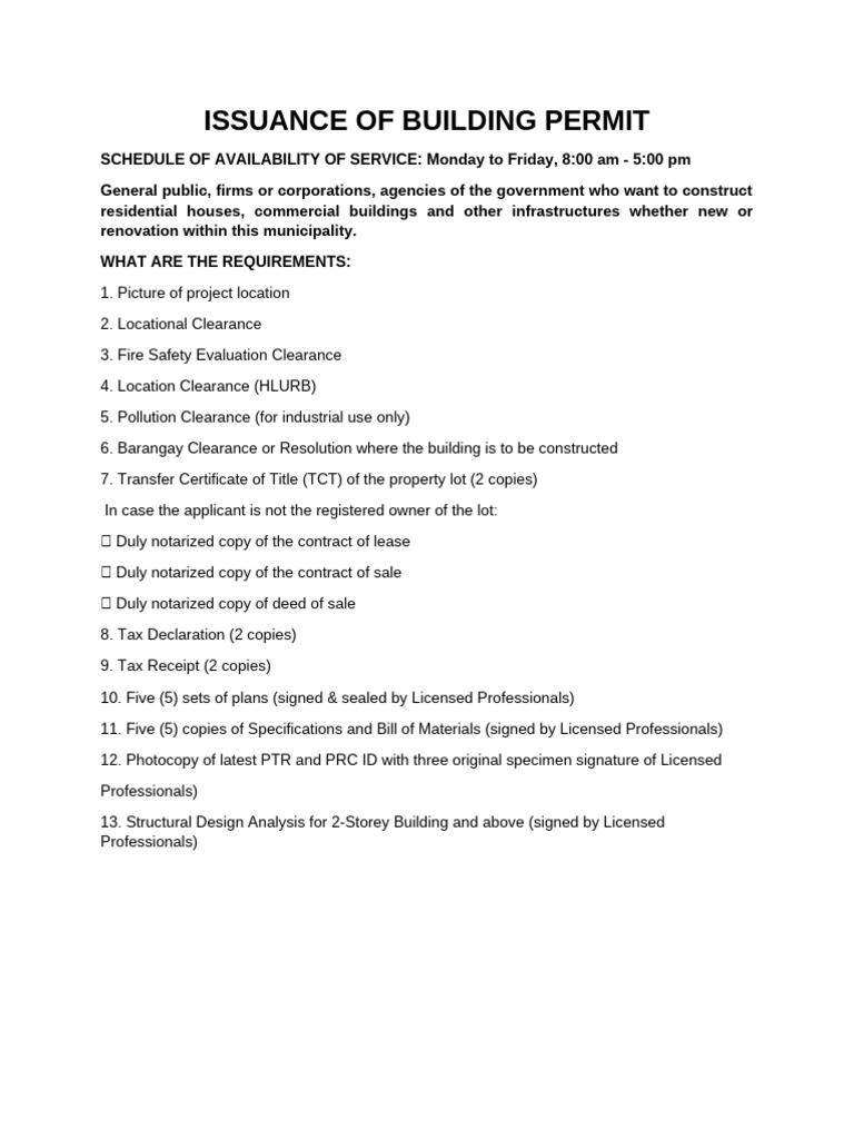 Zoning and Engineering Permits | PDF