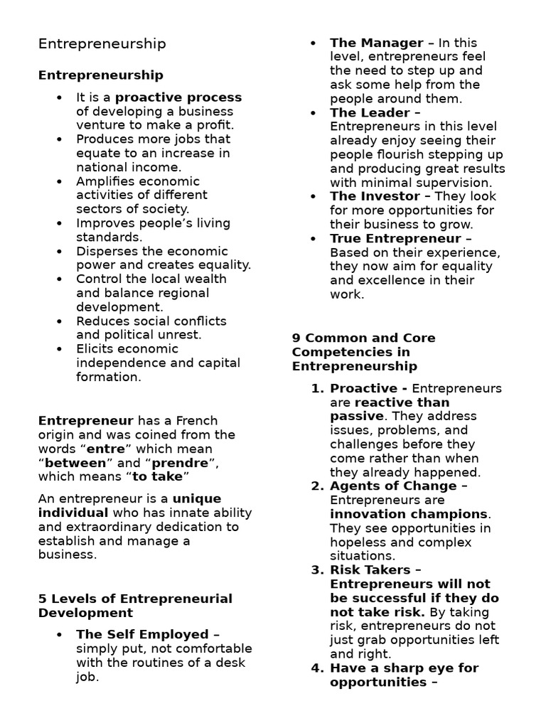 Entrep | PDF | Entrepreneurship