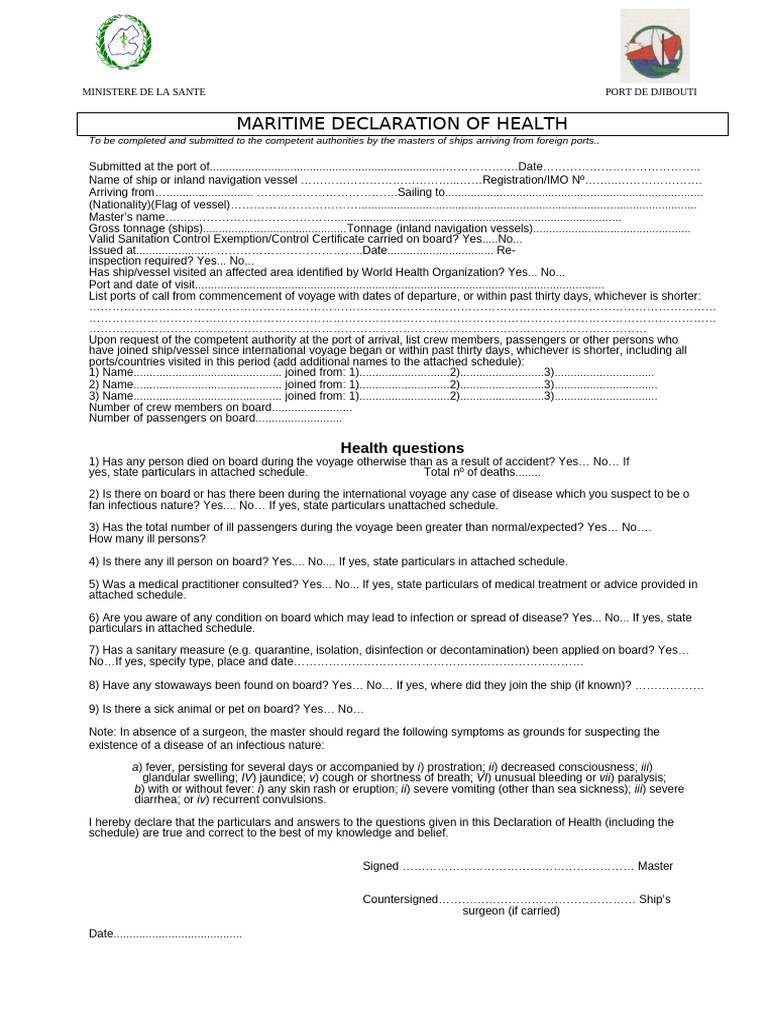 New Declaration Maritime | PDF