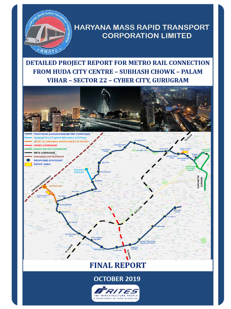Gurugram Metro Final DPR | PDF