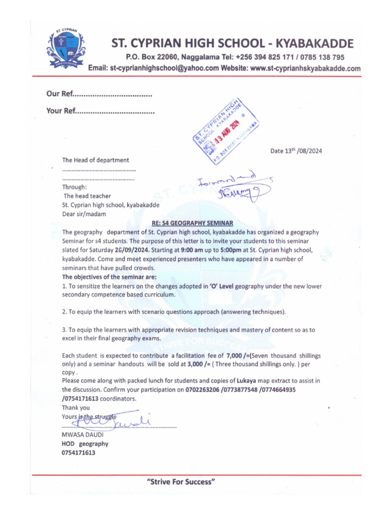 Seminar Advert | PDF