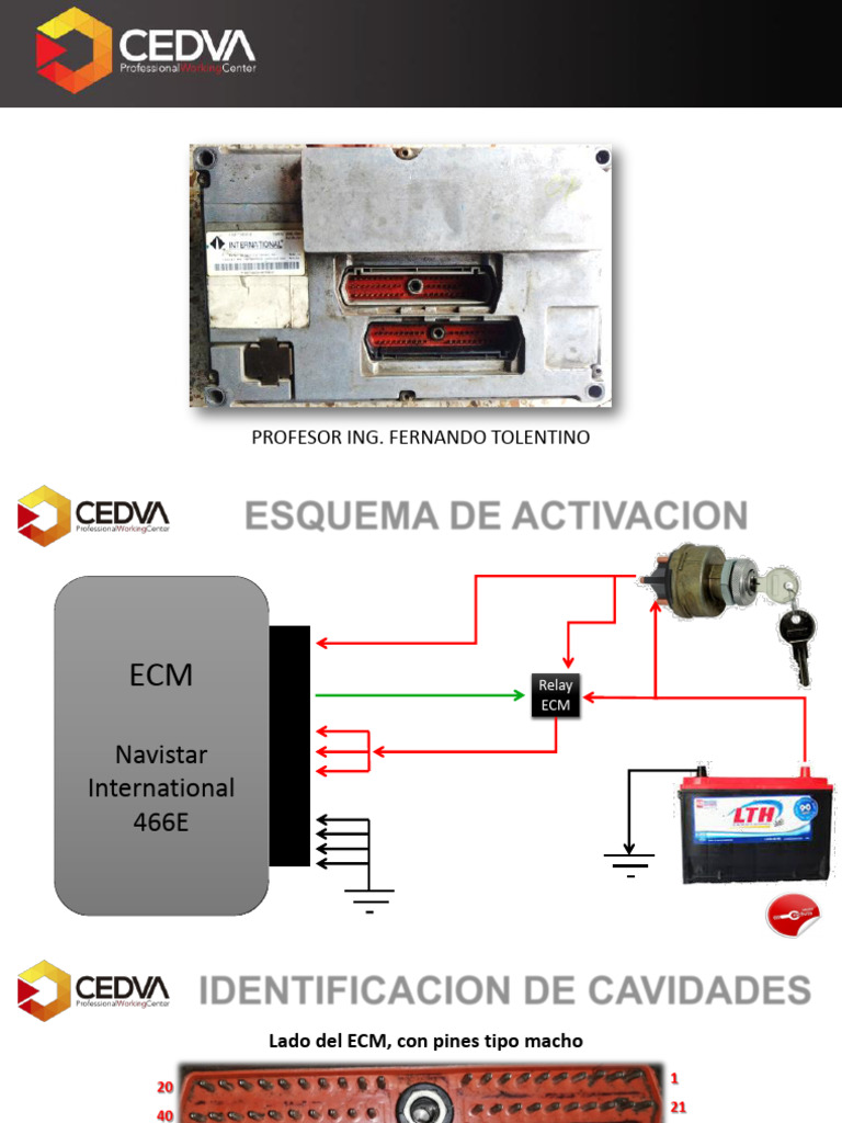 Esquema de Activación del ECM Navistar | PDF