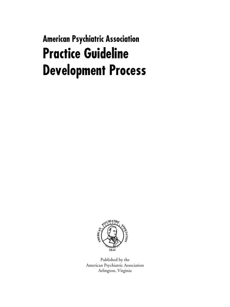 APA Guideline Development Process | PDF