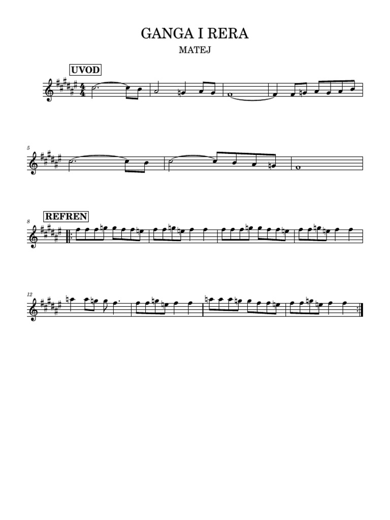 Ganga I Rera - MATEJ | PDF