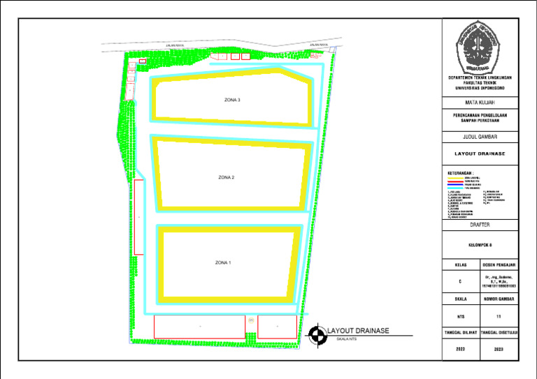 Layout Drainase | PDF