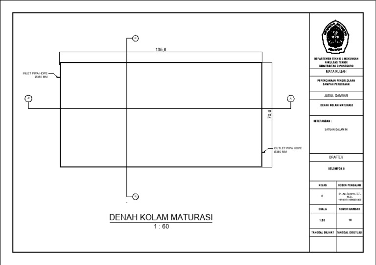 Denah Kolam Maturasi | PDF