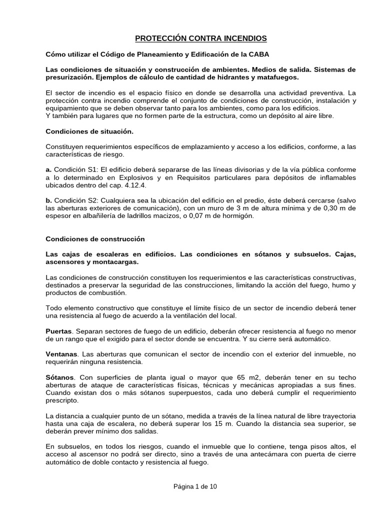 Proteccion Codigo Edificacion | PDF