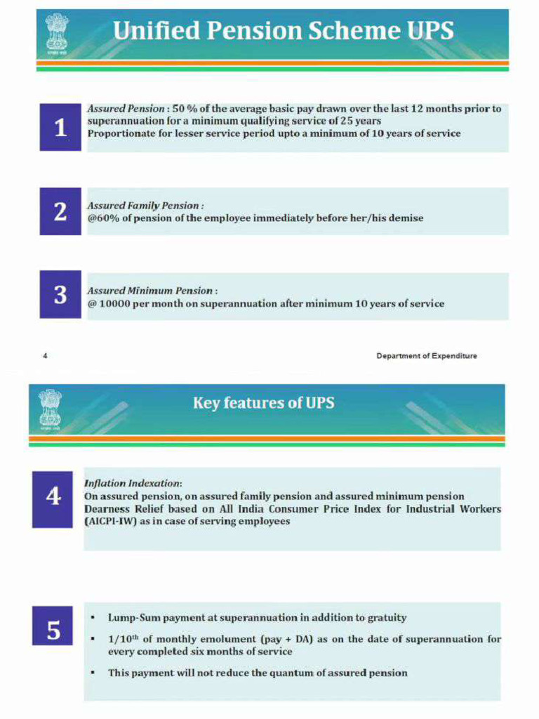 Unified Pension Scheme-1 | PDF