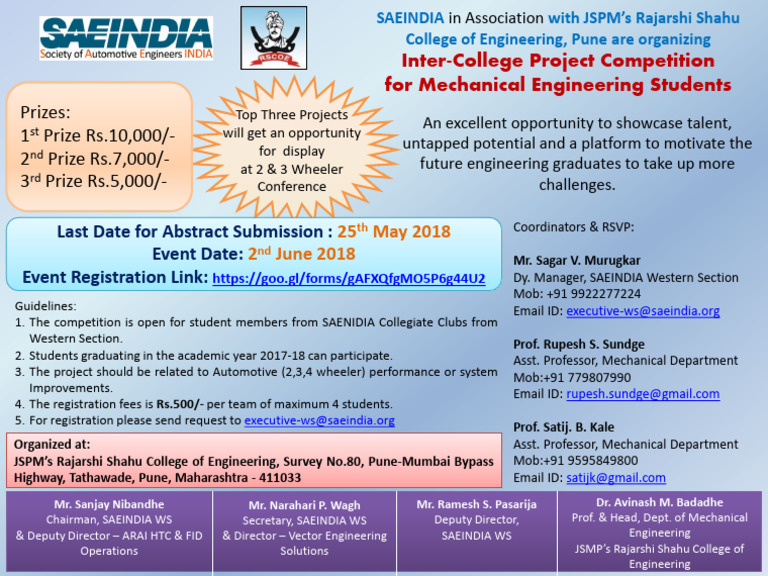 Flier For Project Competition | PDF