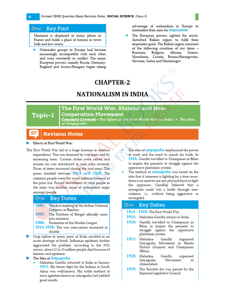 SST notes class 10th part 4 | PDF