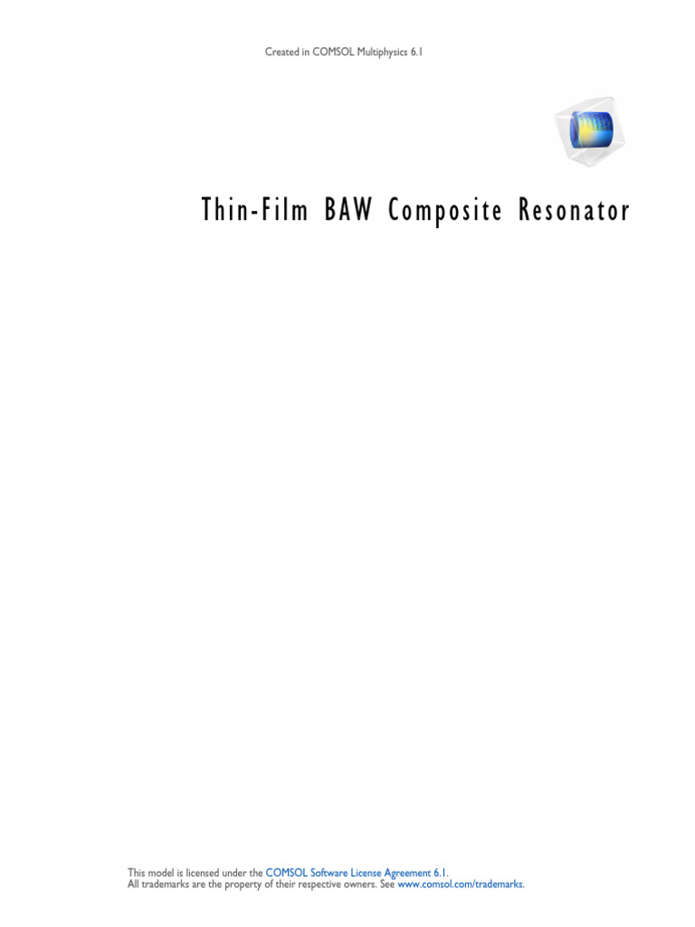 Models - Mems.thin Film Baw Resonator | PDF